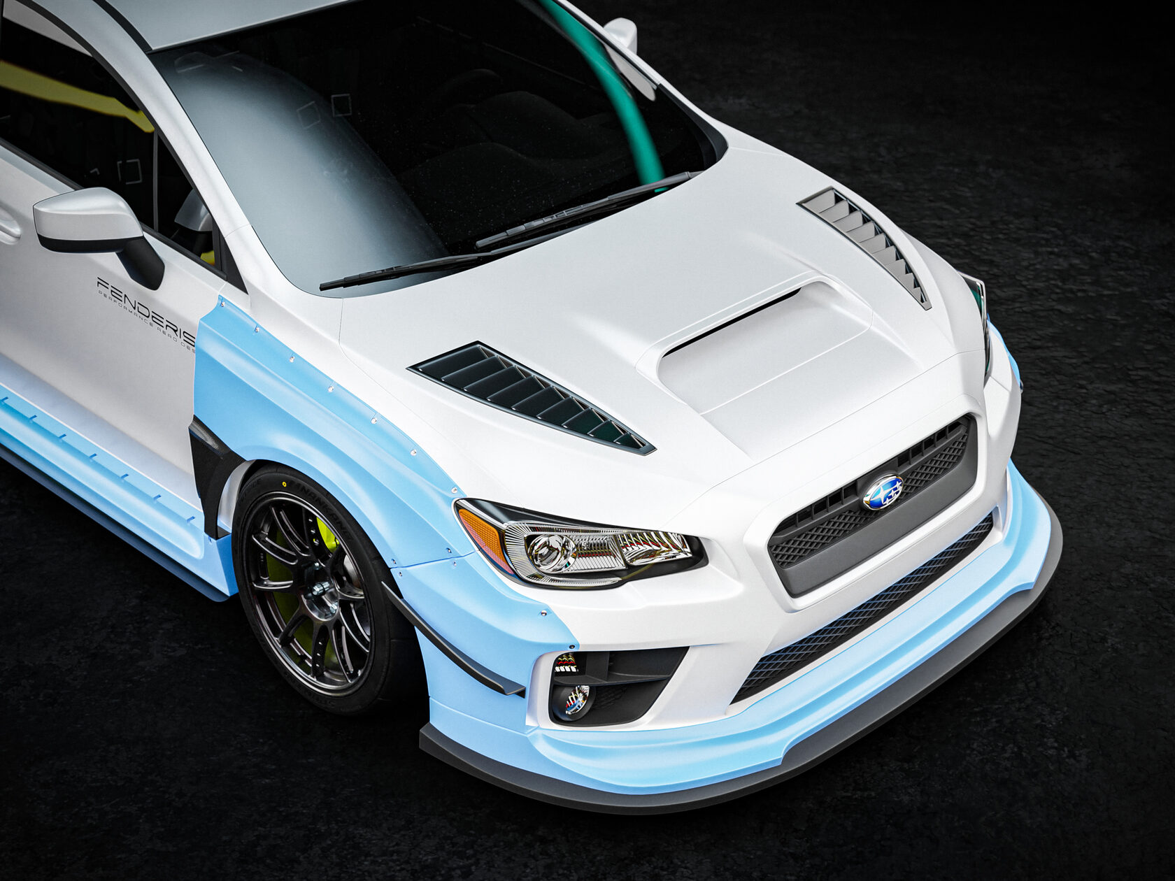 Full FENDERIST SPEC R kit / WIDE BODY KIT Subaru Impreza WRX STI 14-17