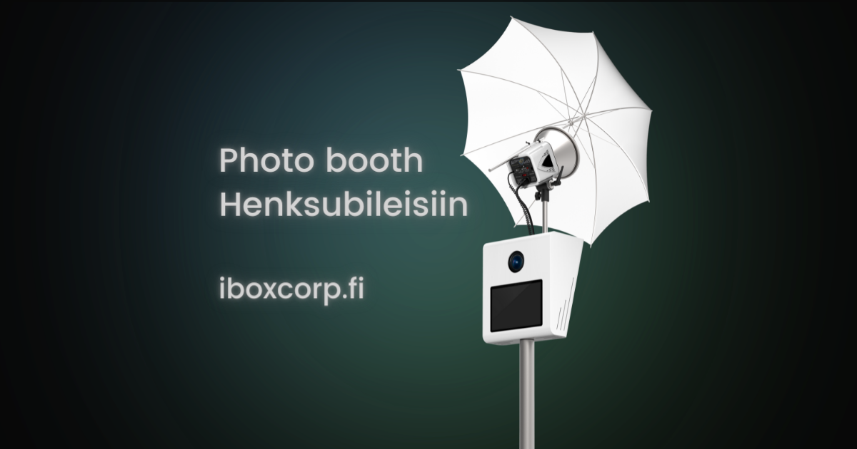 Photo Booth Henksubileisiin Edullisesti - iBox Valokuvauskoppi