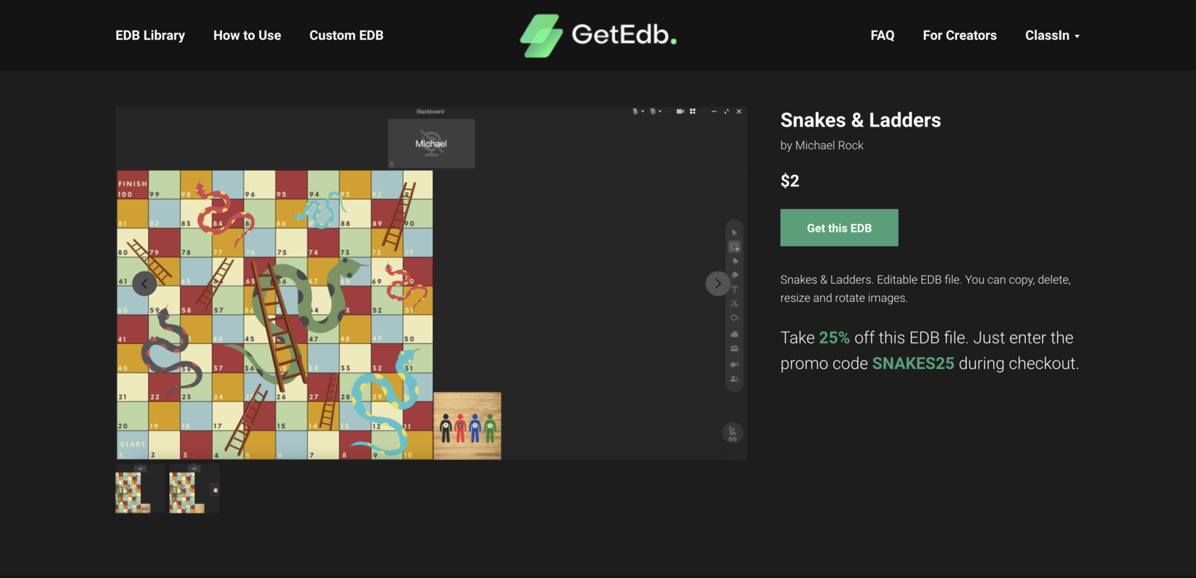 Snakes & Ladders EDB
