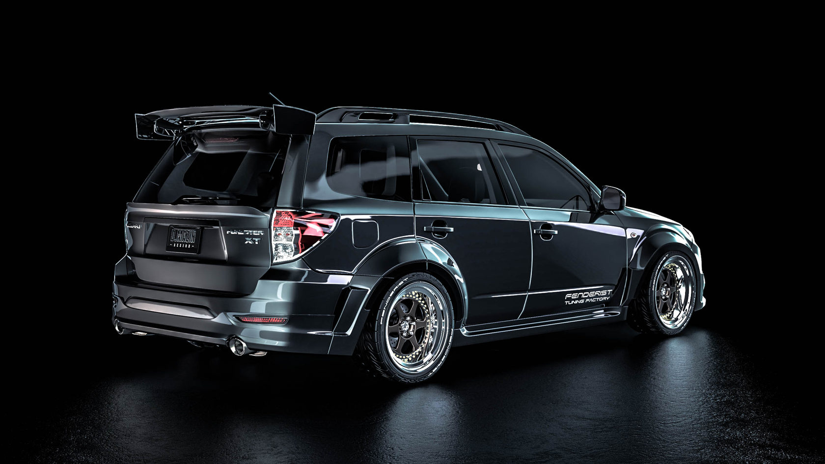 FENDERIST SPEC S Fender Flares Set vs Lips / WIDE BODY KIT SUBARU ...