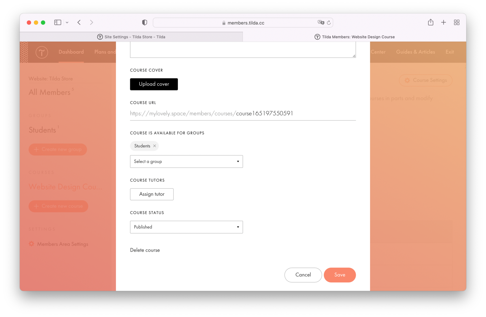 How To Create Online Courses In Tilda Members Area