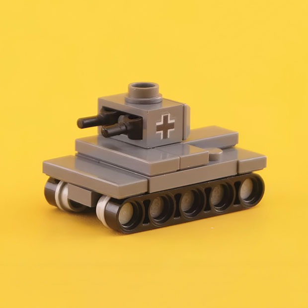 Инструкция лего мини: Танк Panzer 1