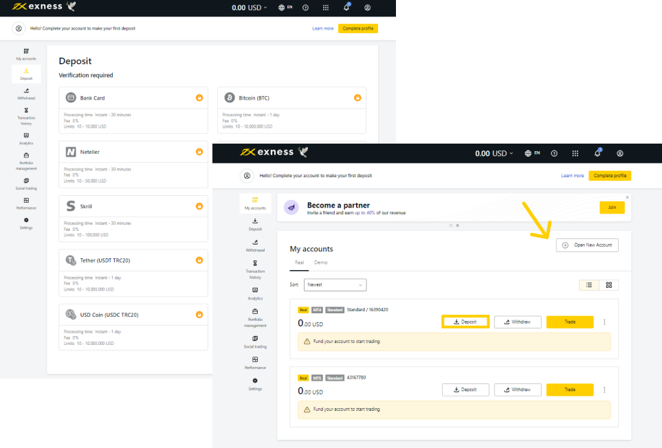 Exness MT4 2024: The official MetaTrader 4 trading platform from Exness.