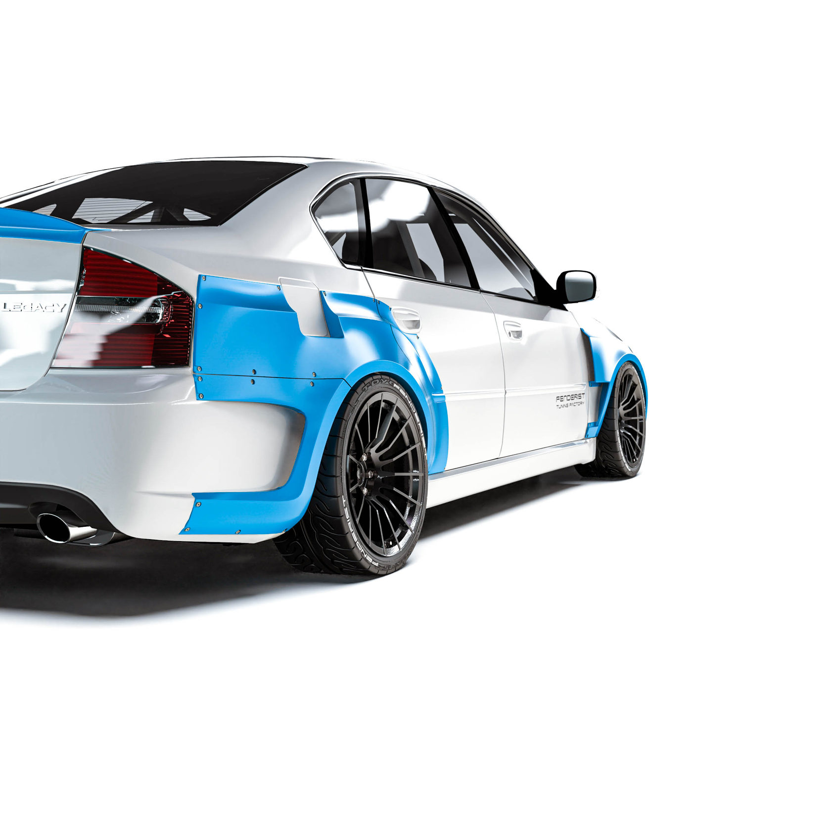 FENDERIST SPEC S Fender Flares / WIDE BODY KIT SUBARU Legacy B4 Spec B ...