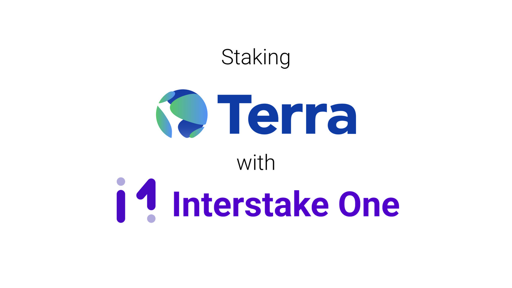 Staking Terra (LUNA) | Interstake One