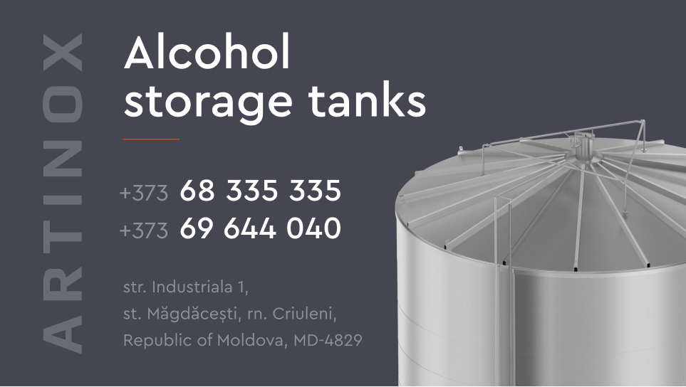 Alcohol storage tanks | ARTINOX™