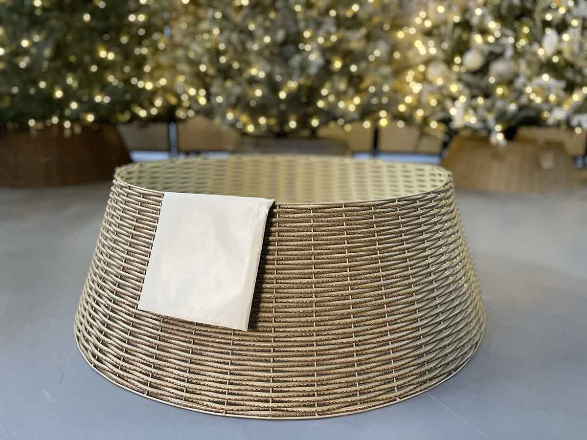 Корзина под ёлку. Цвет чайное дерево — www.elki-igolki.ru