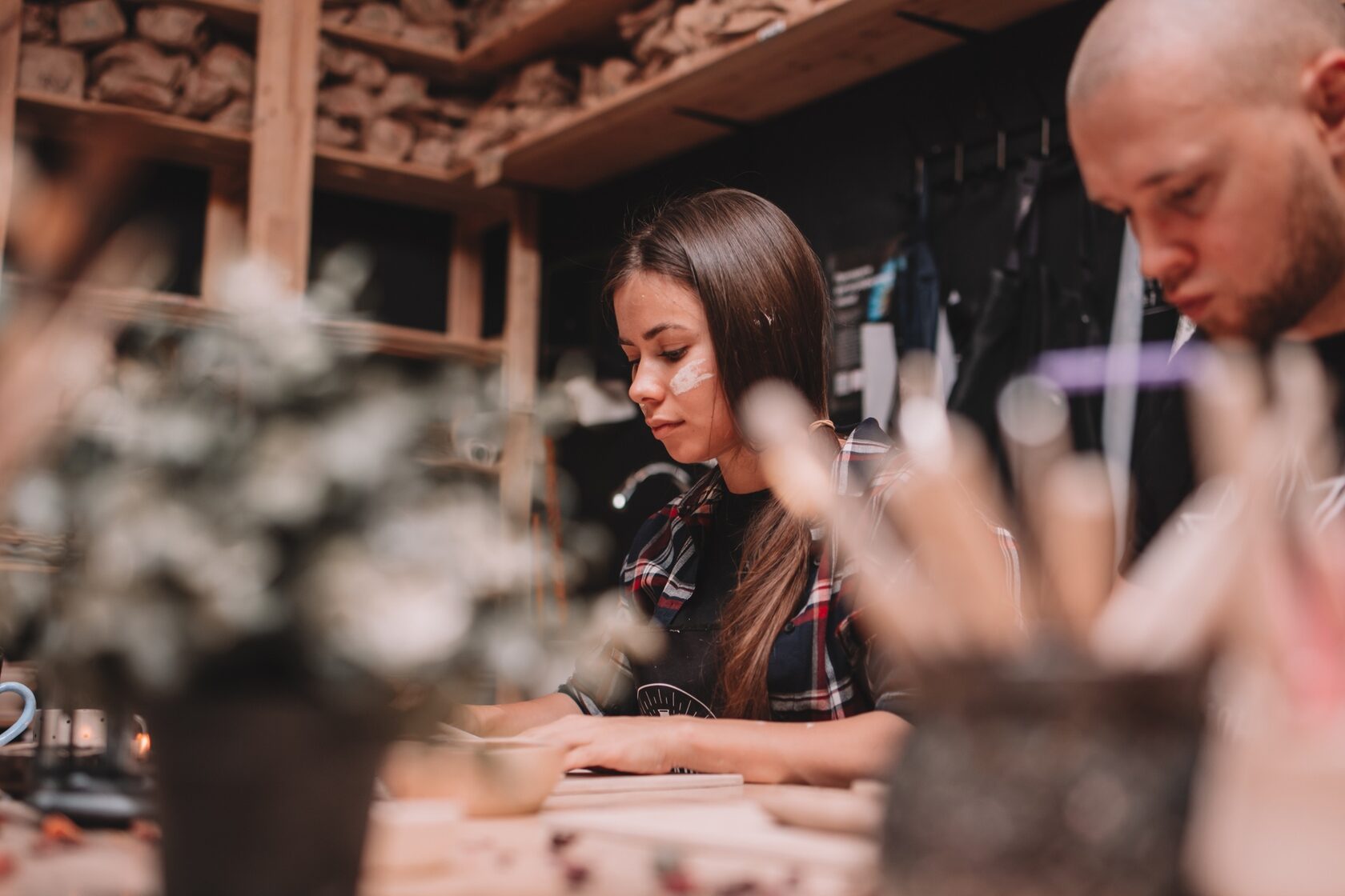 Date night pottery class for couples in Brooklyn