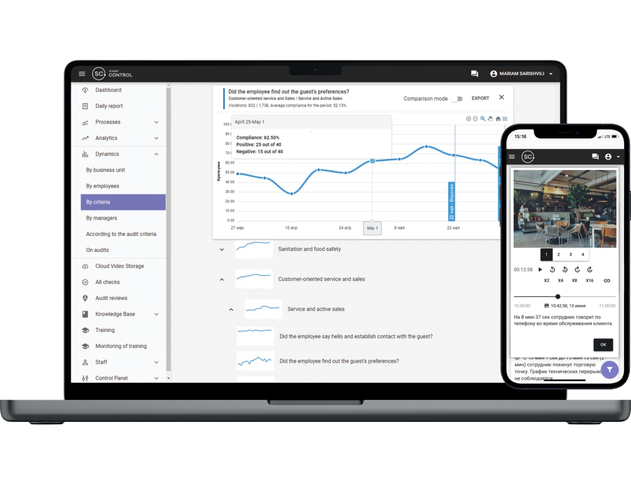 Steady Control HoReCa - personnel control and management system in ...