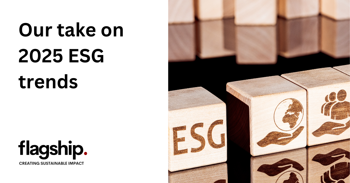 Our Thoughts on ESG Trends in 2025