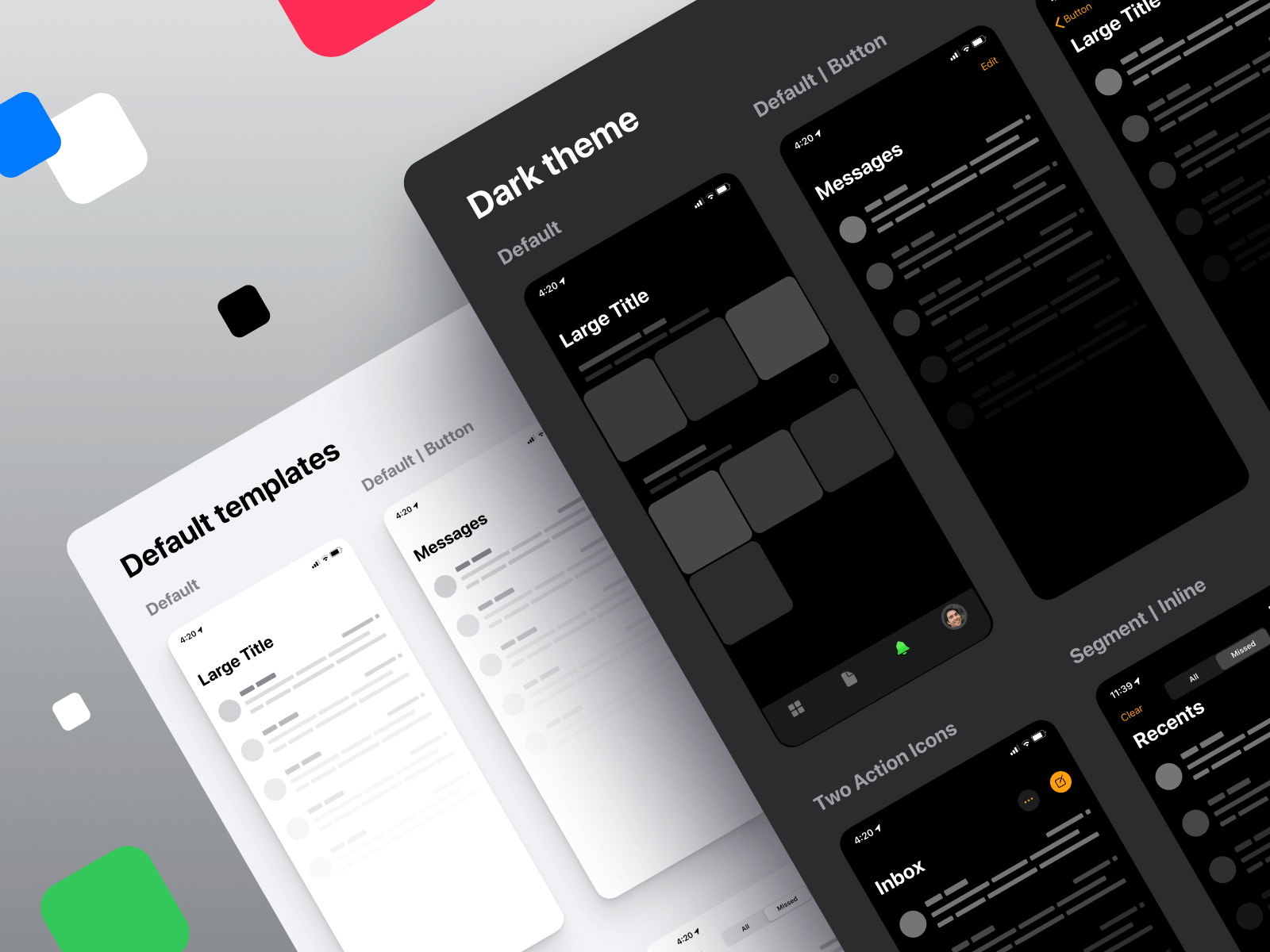 Free Figma templates - Website, iOS app, UI kit and more freebies