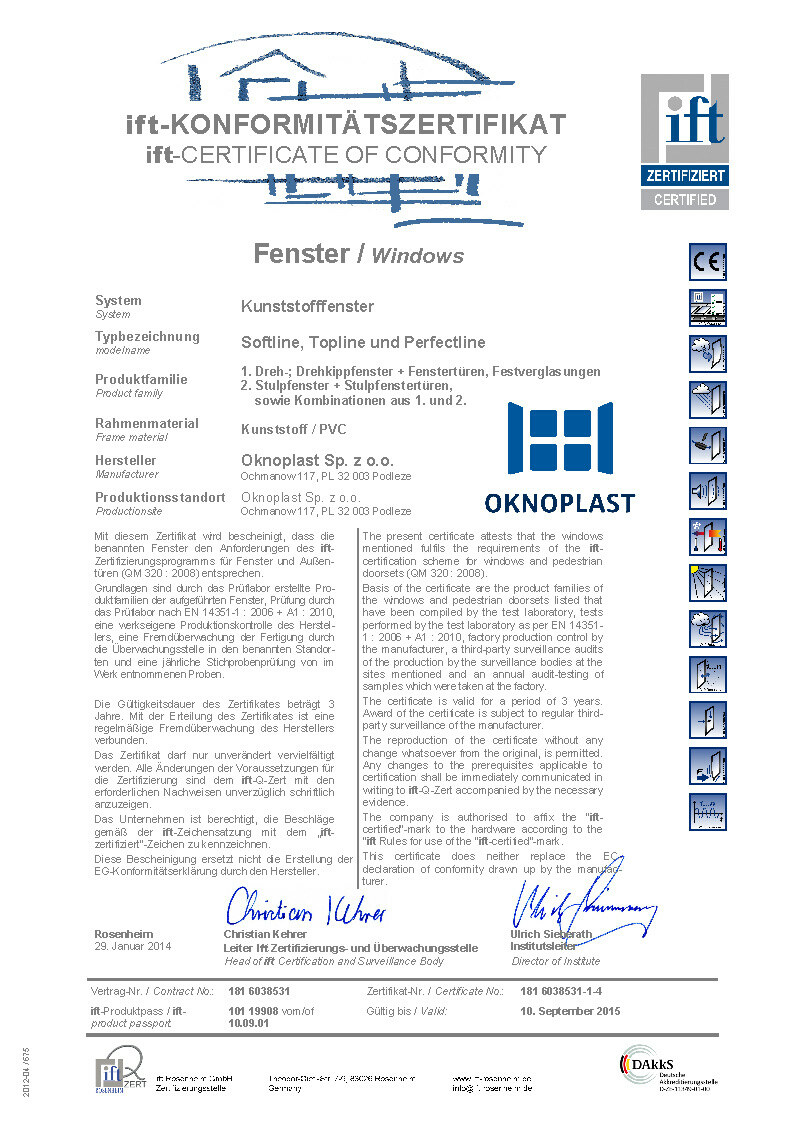 TIP-TOP - certifikati