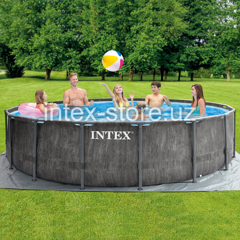 Купить каркасный бассейн для всей семьи Intex 26742 в Ташкенте