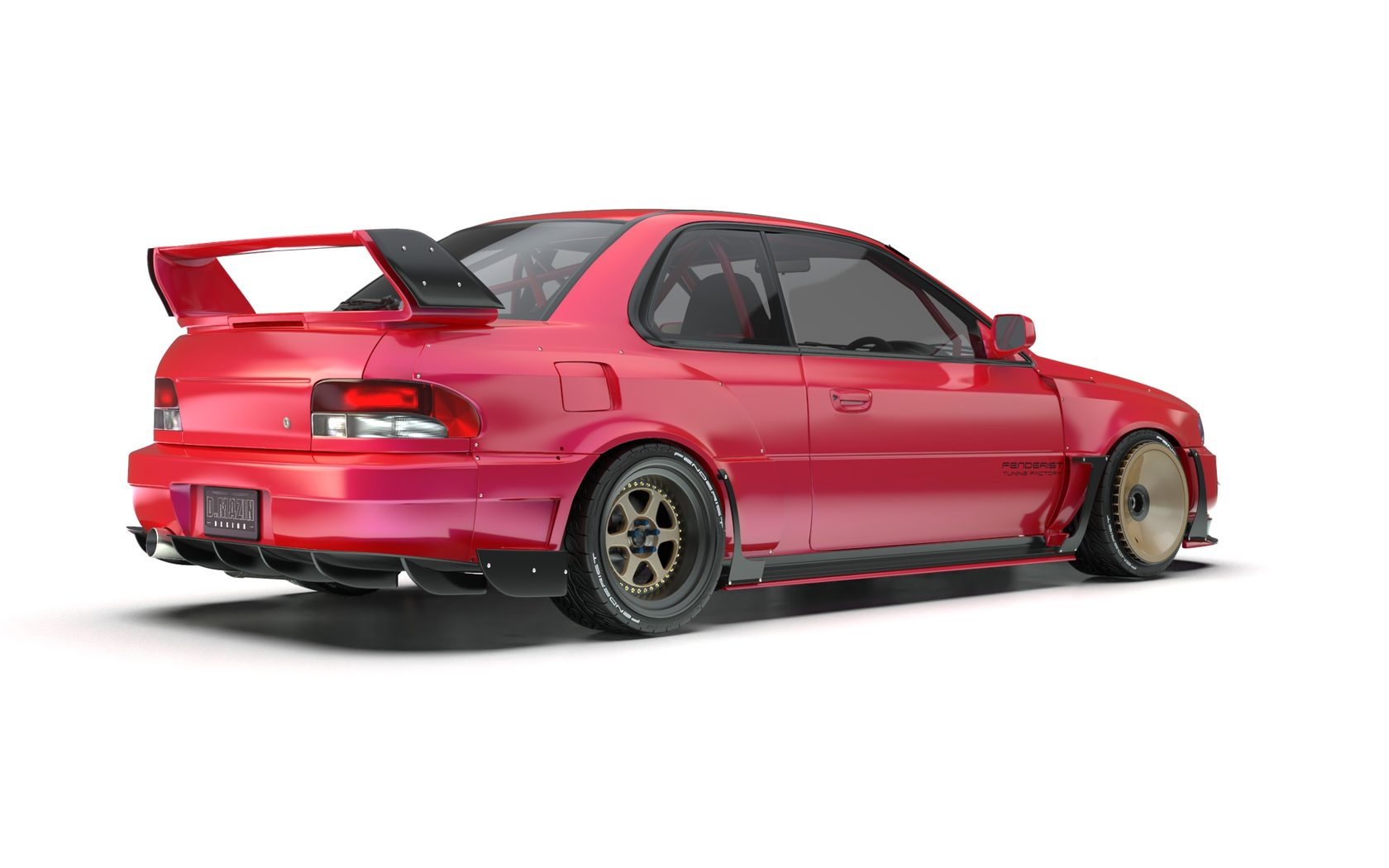 SIDE STEPS SUBARU IMPREZA COUPE 97-00