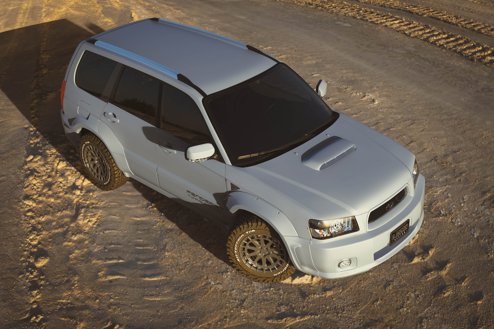 Fender Flares Set / Wide Body Kit SUBARU FORESTER Cross Sport SG5 02-05 ...