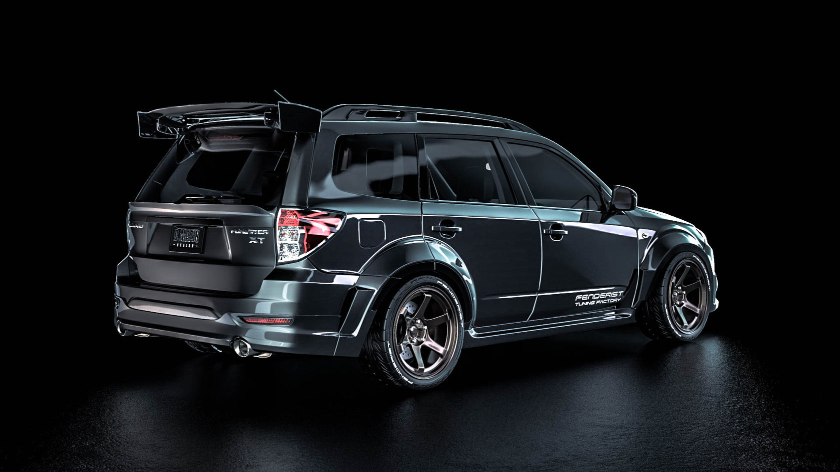 FENDERIST SPEC S Fender Flares Set vs Lips / WIDE BODY KIT SUBARU ...