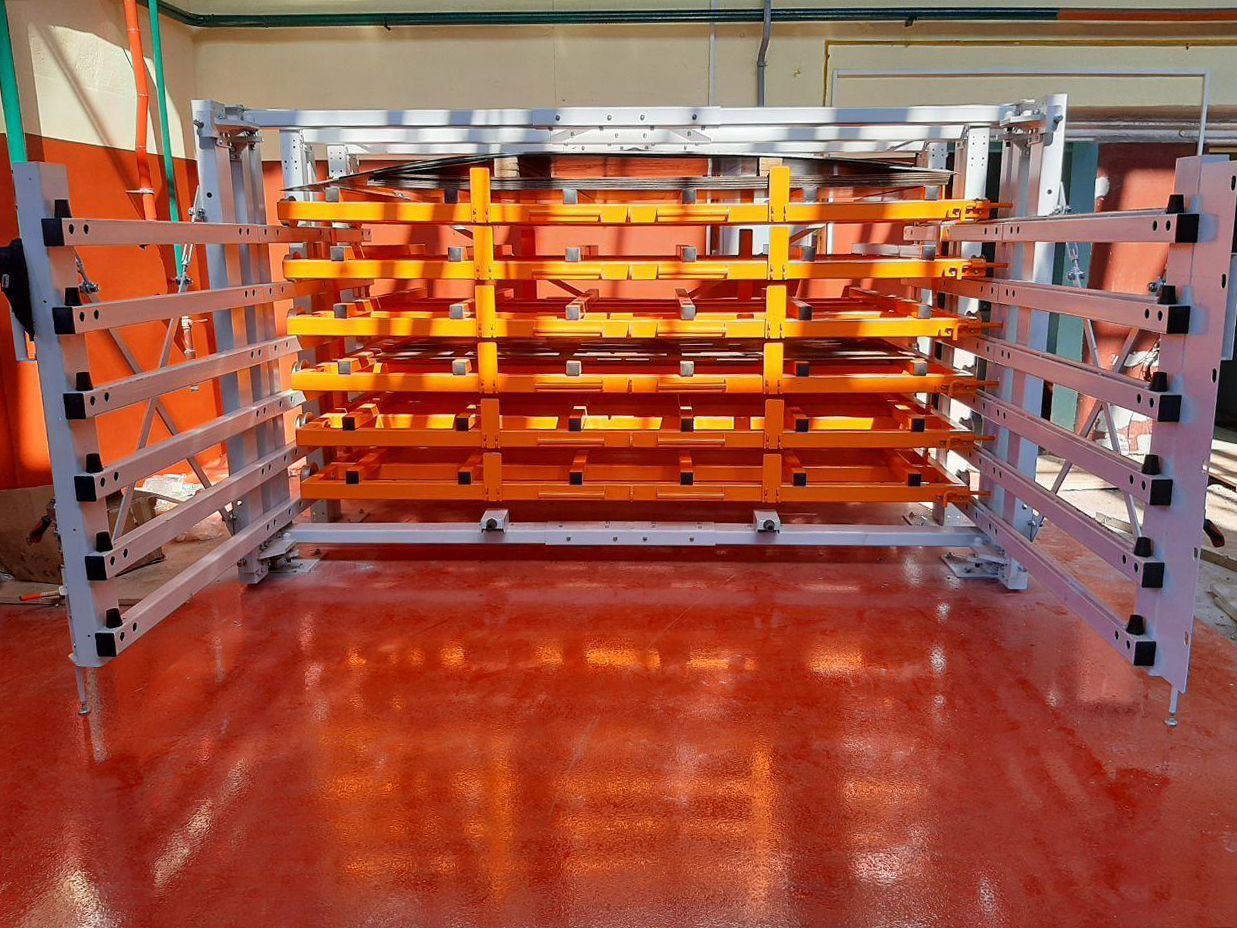 Photos of sheet metal rack systems | RAXMET