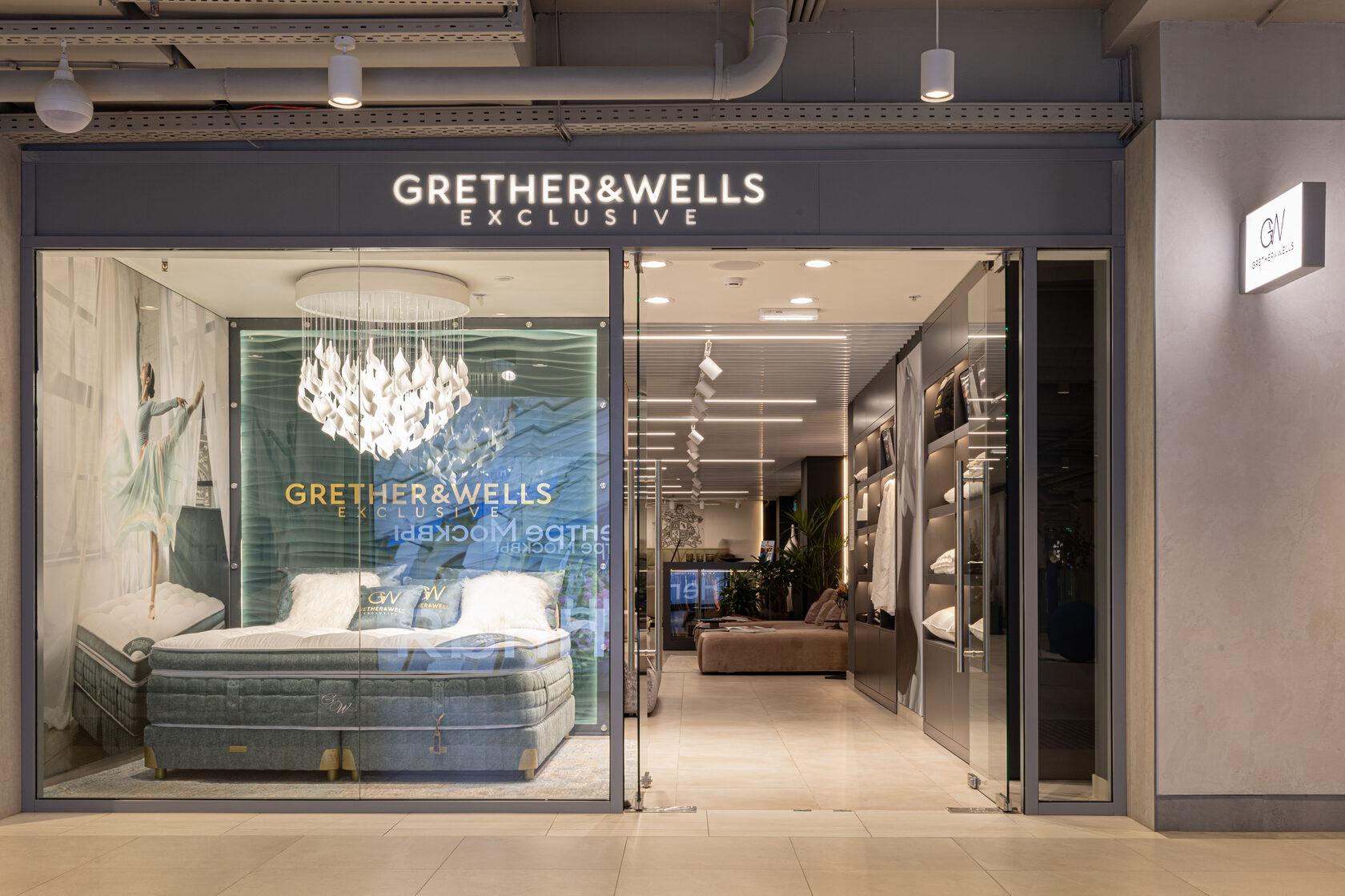 Фирменный бутик в ТЦ "НЕГЛИННАЯ" | Grether & Wells Exclusive