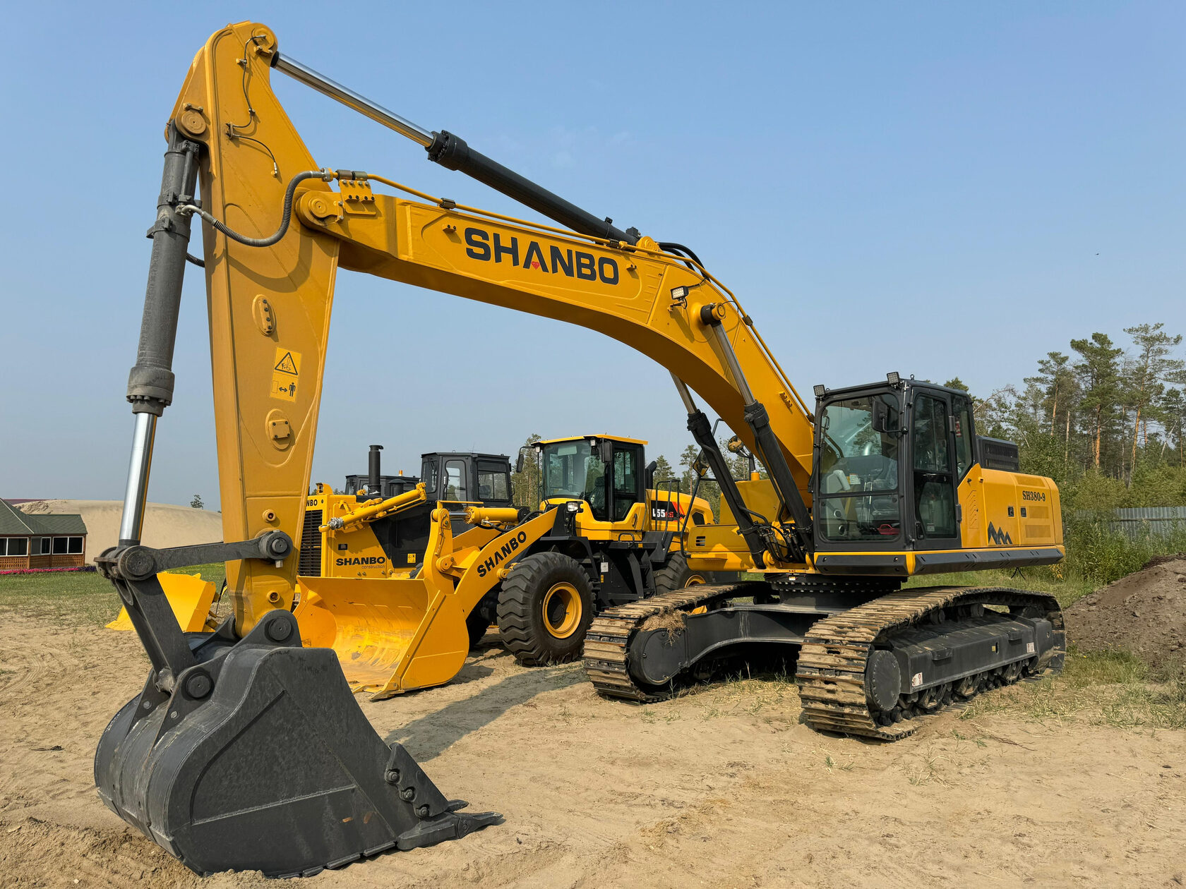 Экскаваторы SHANBO ШАНБО SE150, SE210, SE220, SE370, SE380-9, SE750LC
