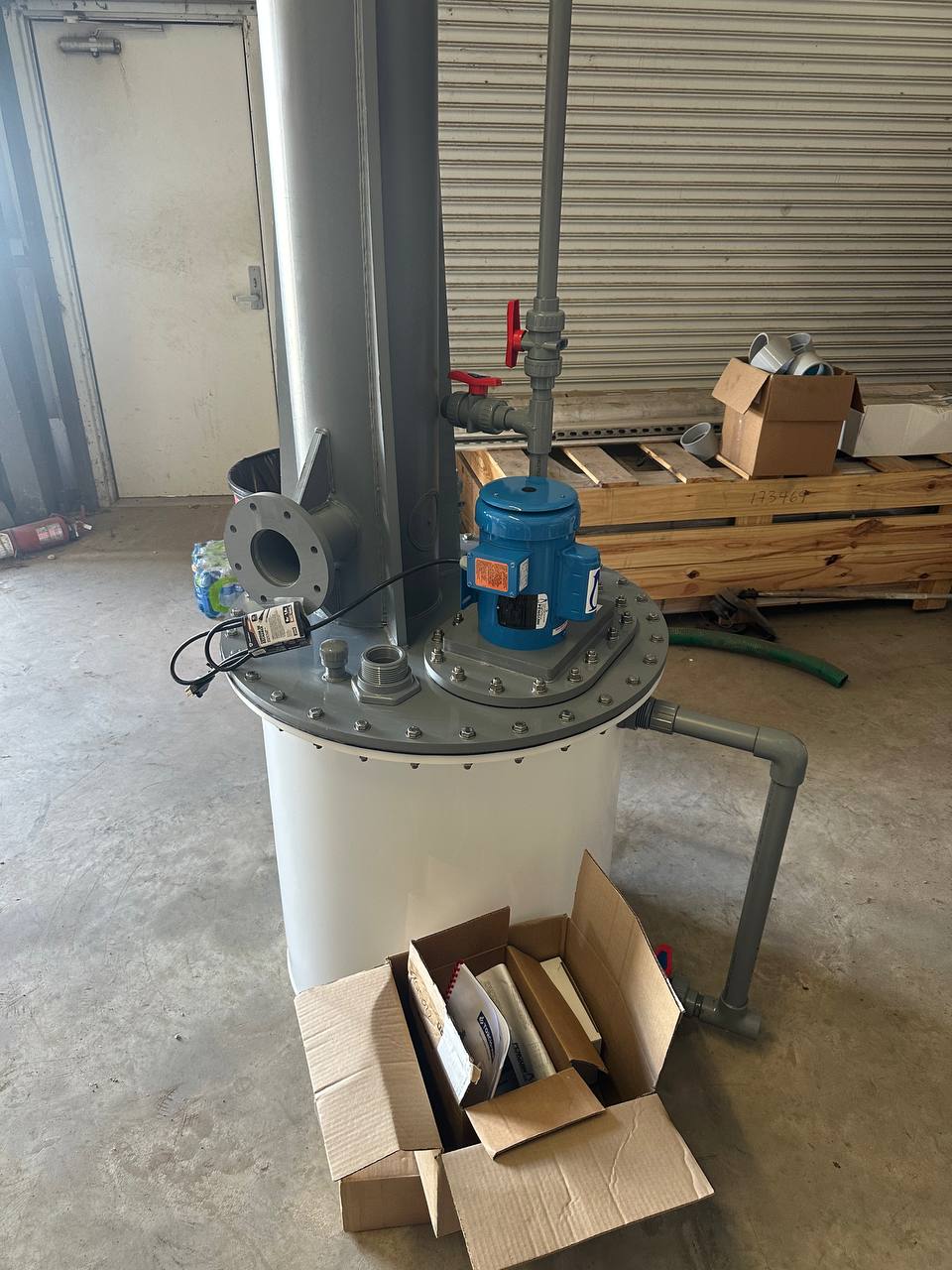Acid Tank Scrubber for Landfill Leachate Systems | Torch-Air