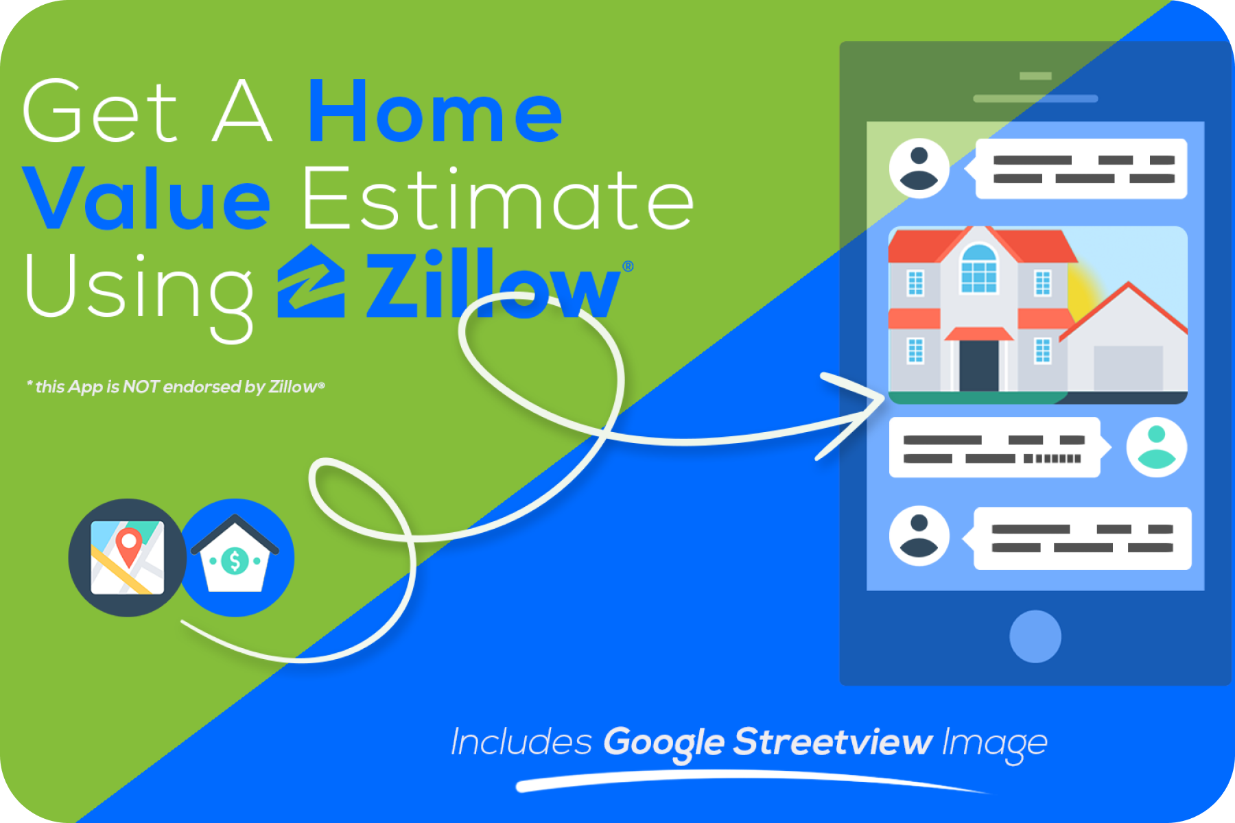 Home Evaluation using Zillow® by ManyApps - ManyChat Apps