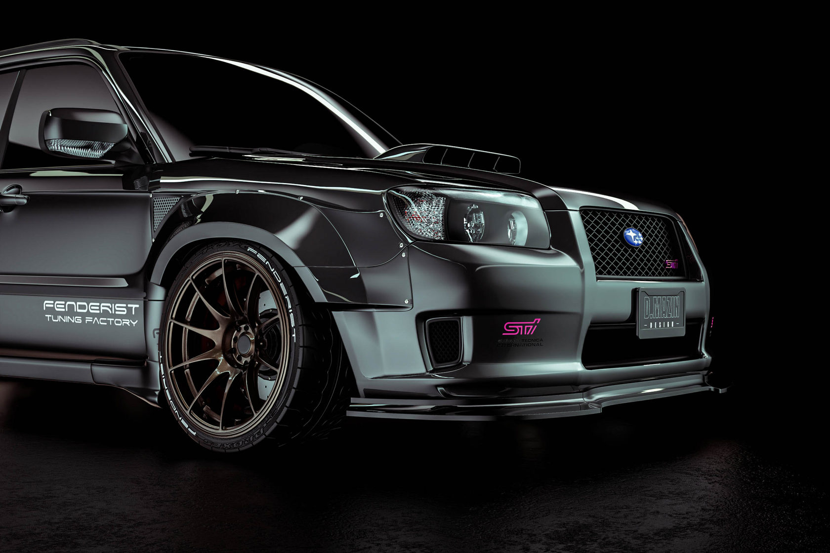 FENDERIST SPEC S Fender Flares Set / Wide Body Kit Ver.2 SUBARU ...