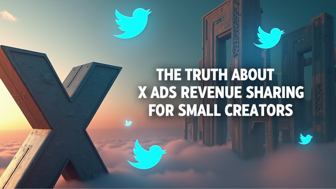 The Truth About X Ads Revenue Sharing For Small Creators