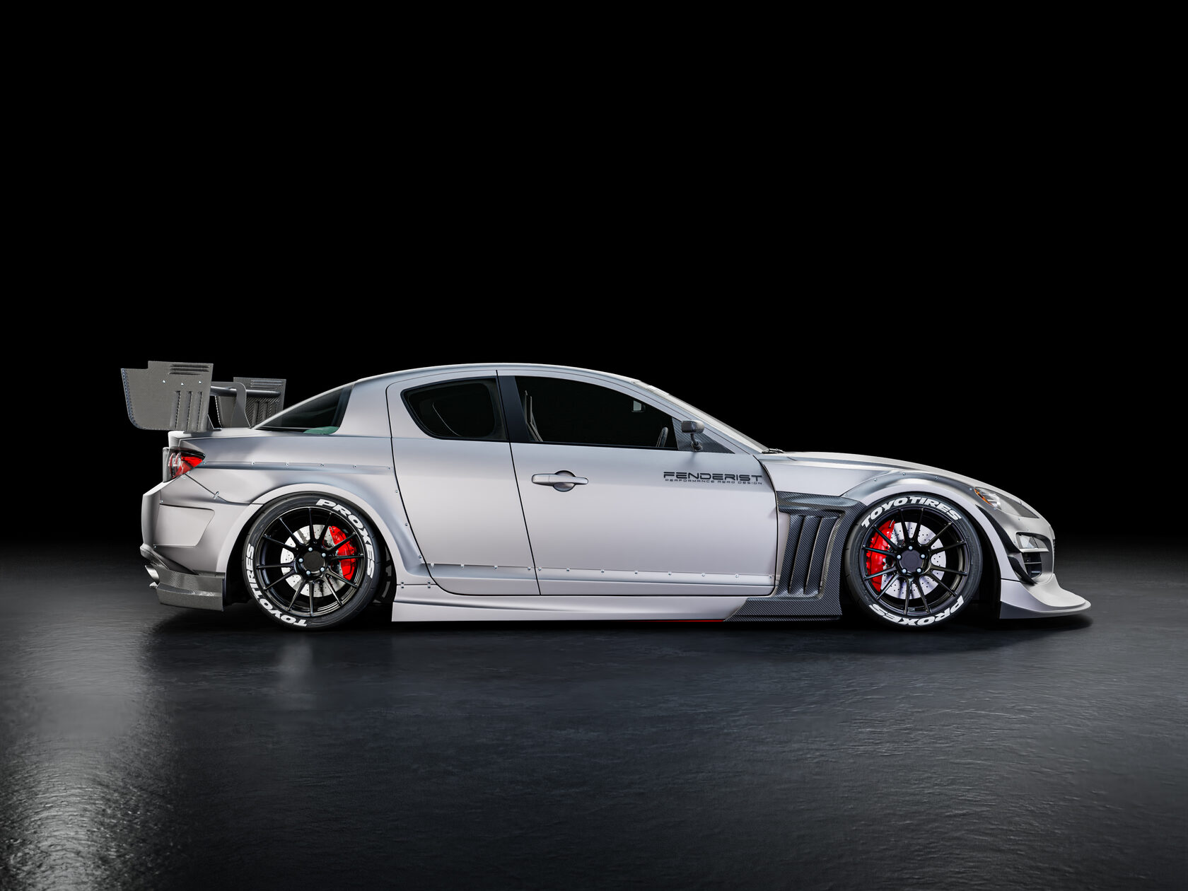 FENDERIST SPECS S Front fender elerons Mazda RX-8 2008-2012