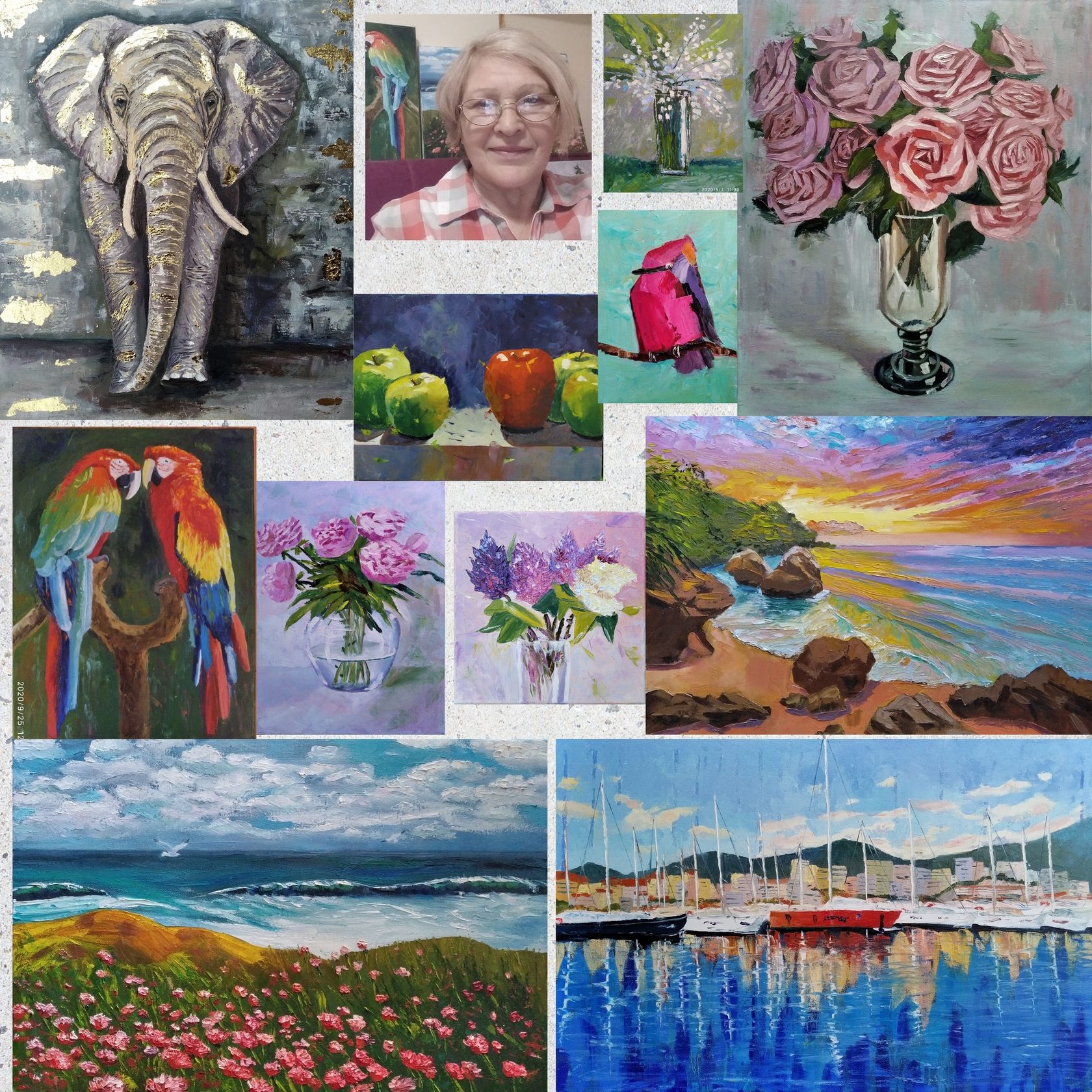 Акрил и мастихин: магия густого мазка