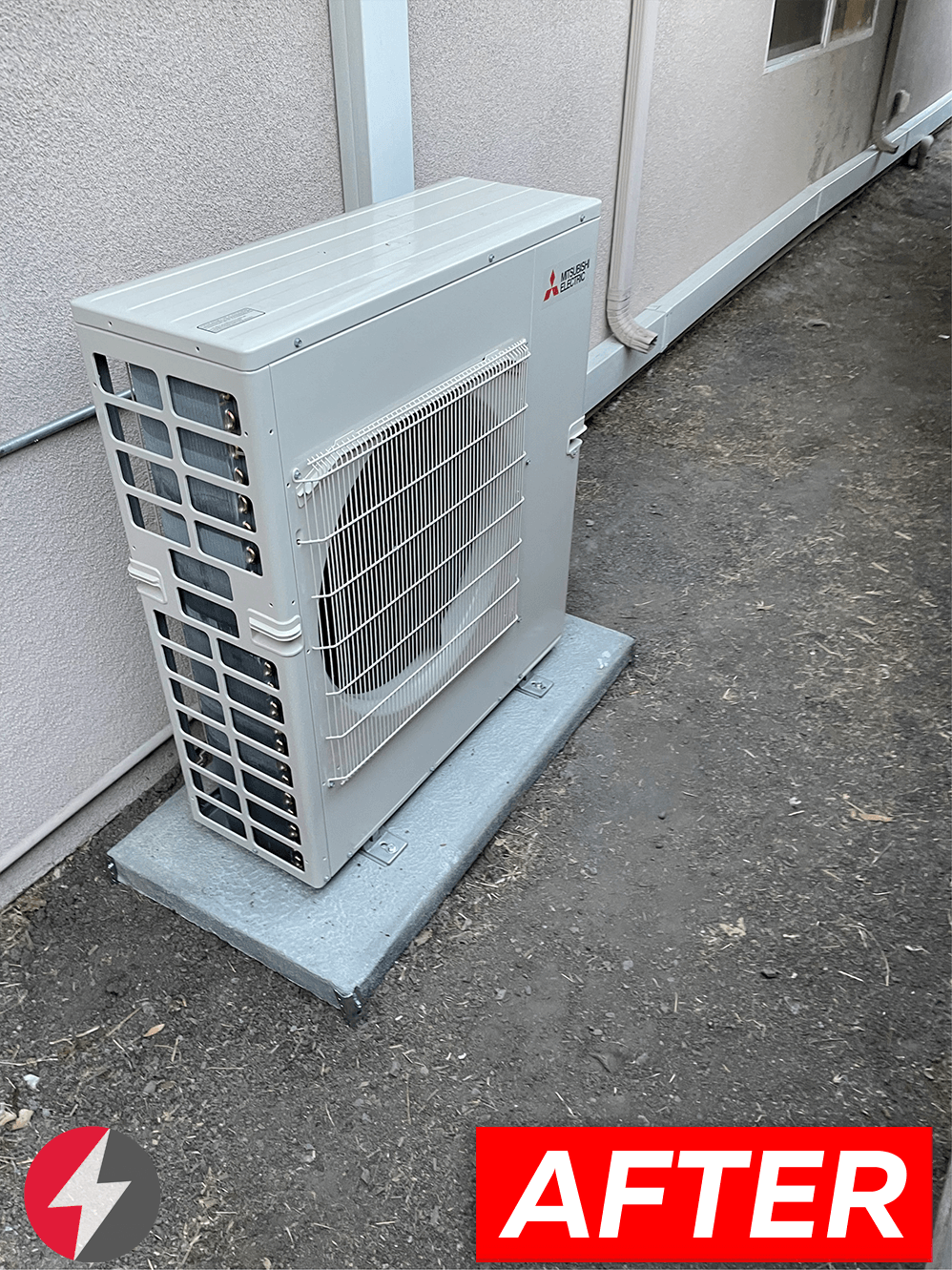 Mitsubishi MCL2 HVAC system installation in Mountain View, California