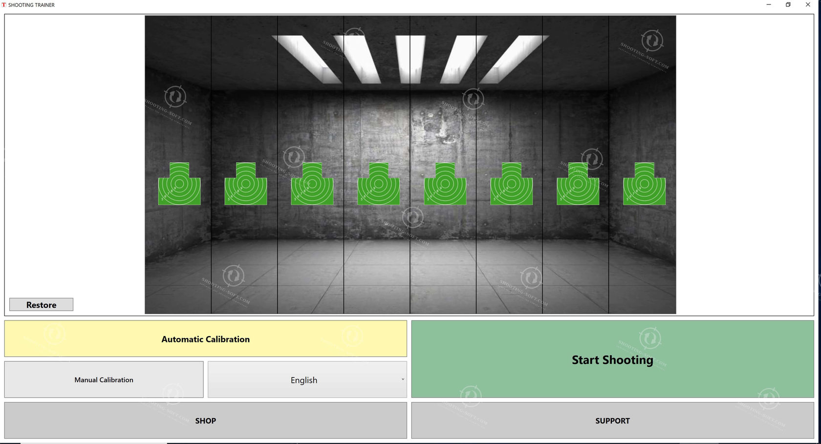 SHOOTING TRAINER Installation and setup