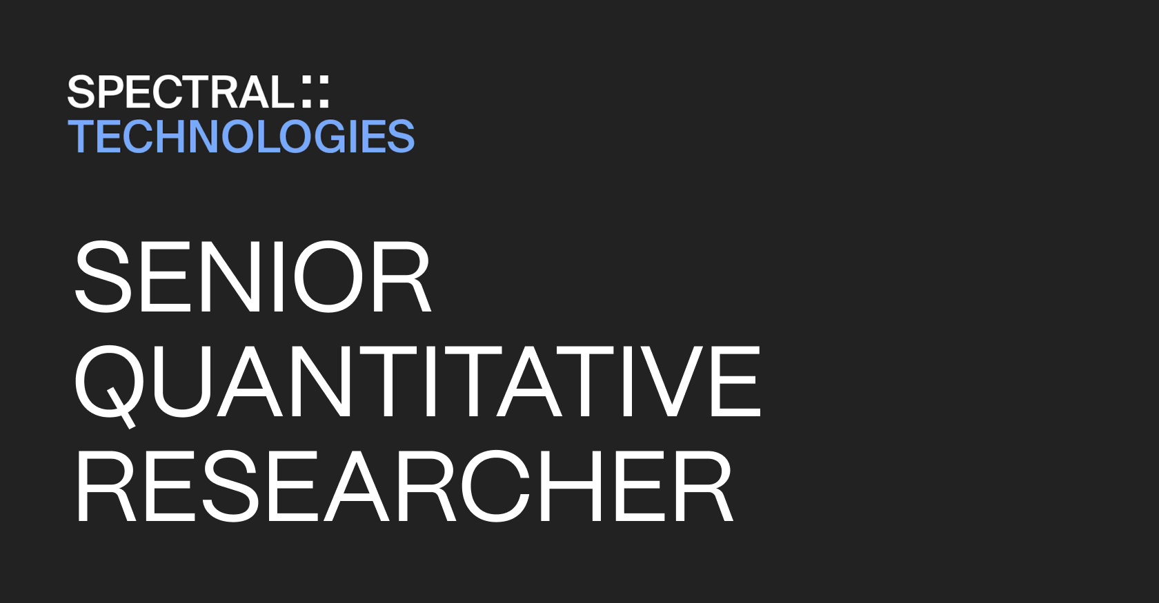 Senior Quantitative Researcher