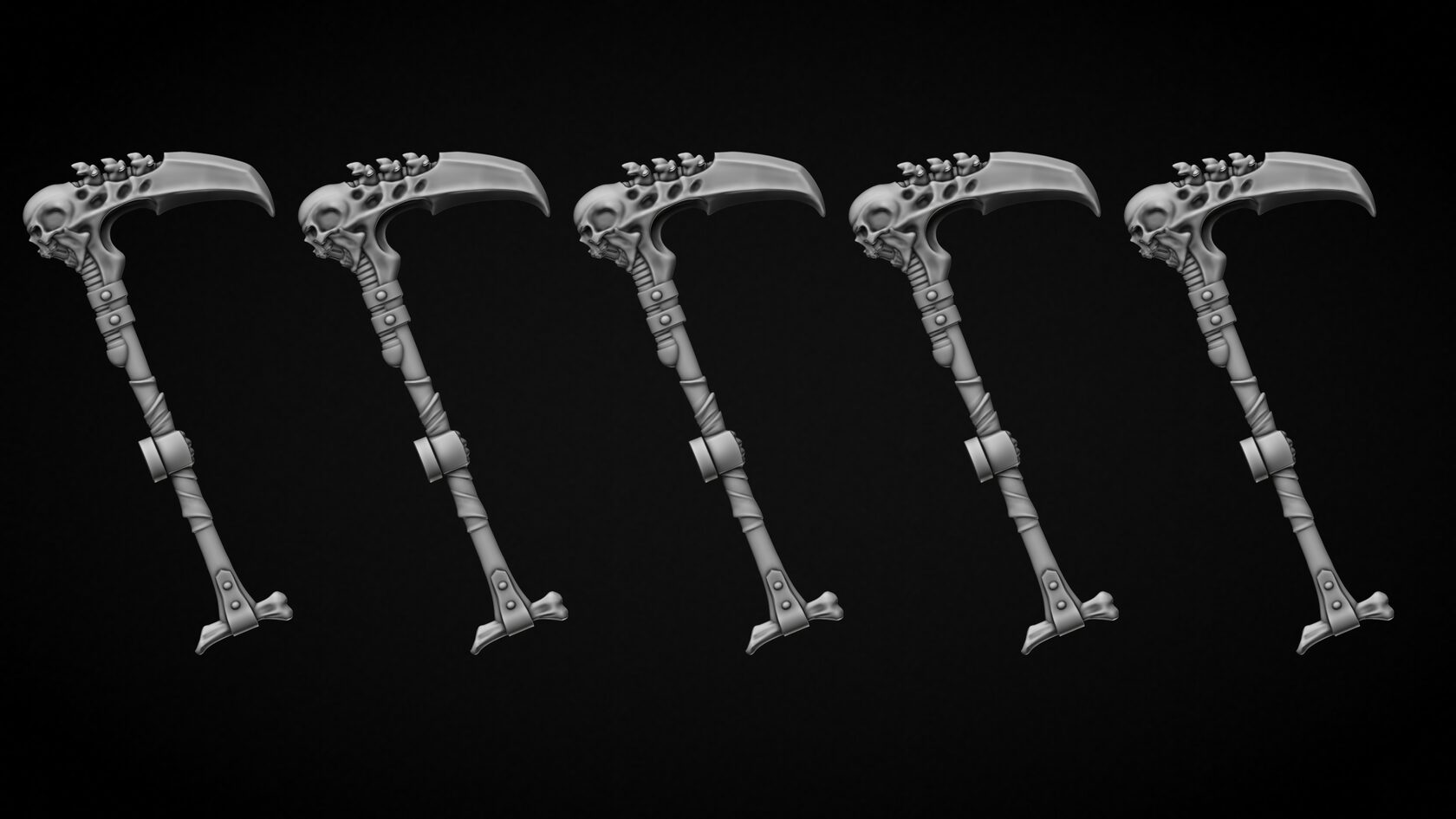 Weapon set Reaper (RIGHT HANDS)
