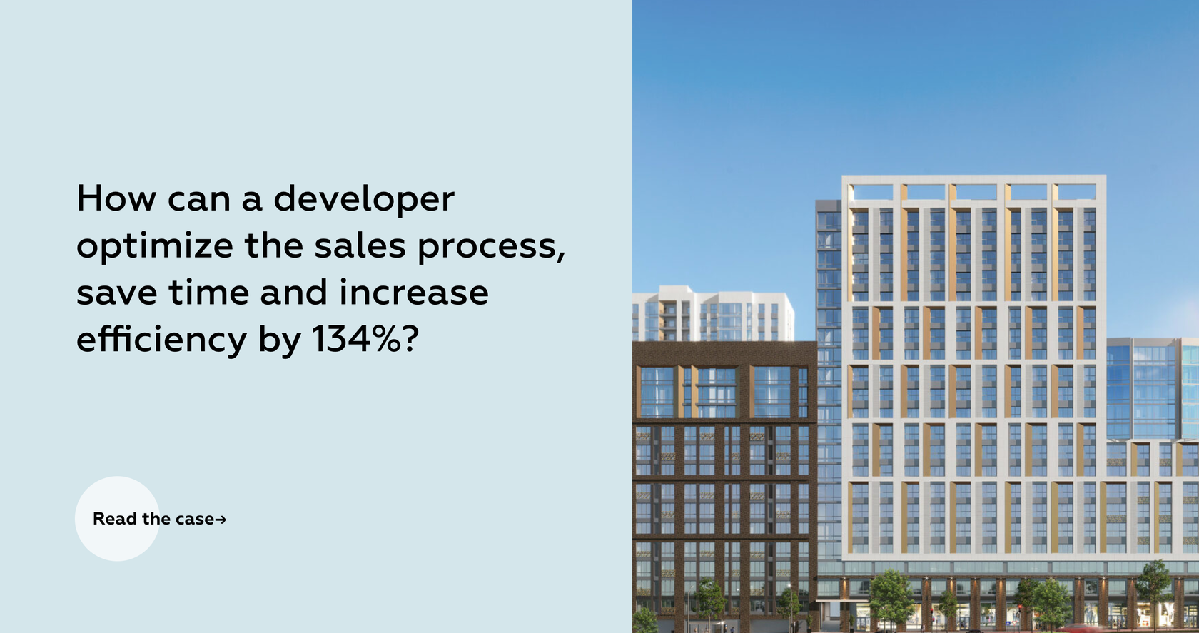 Real estate developer's sales processes optimization. The number of ...