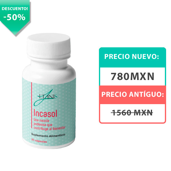 Incasol precio - para qué sirve, en farmacia similares, walmart