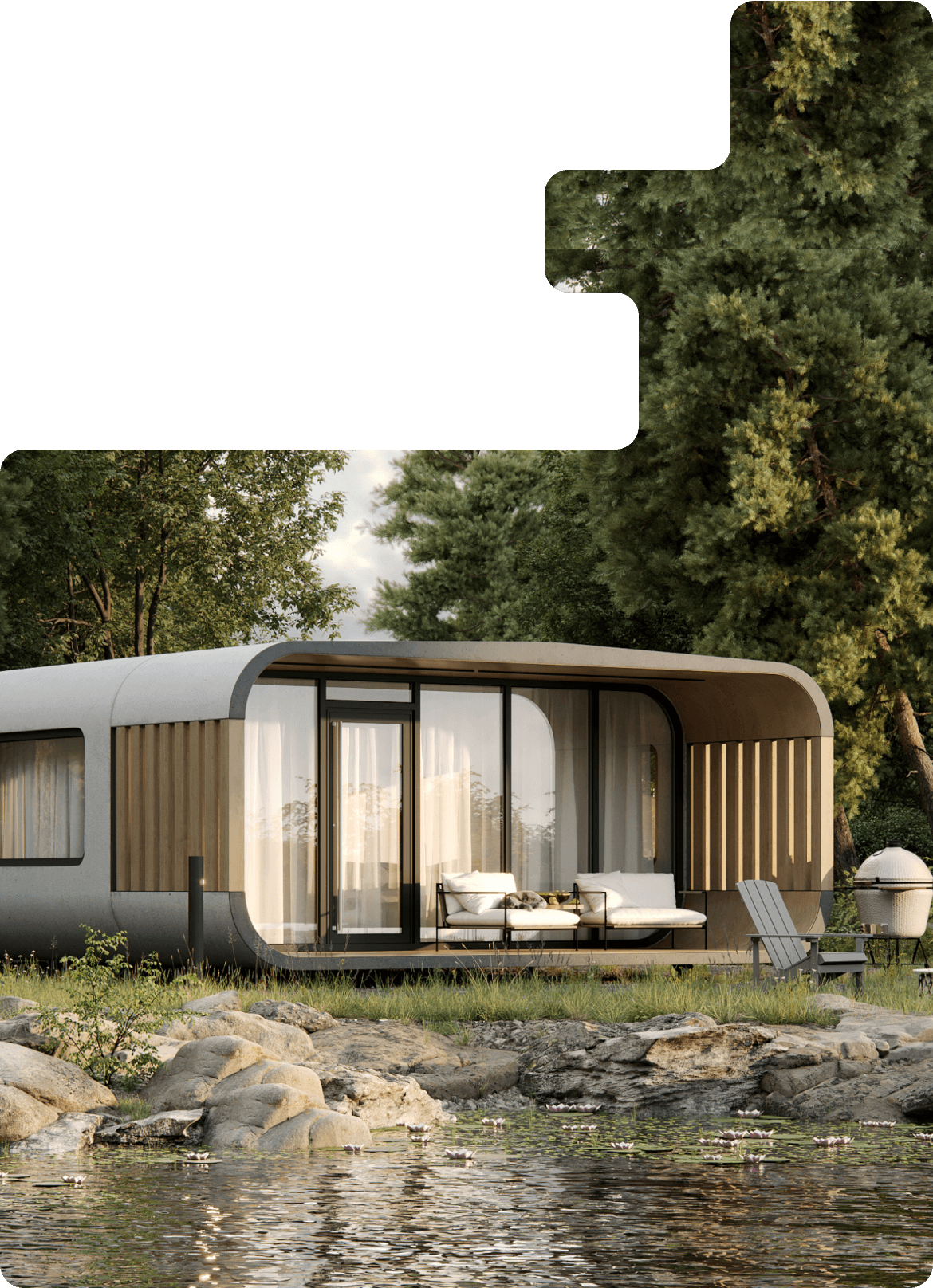 Компания True House производство каменных монолитных модульных домов в ...