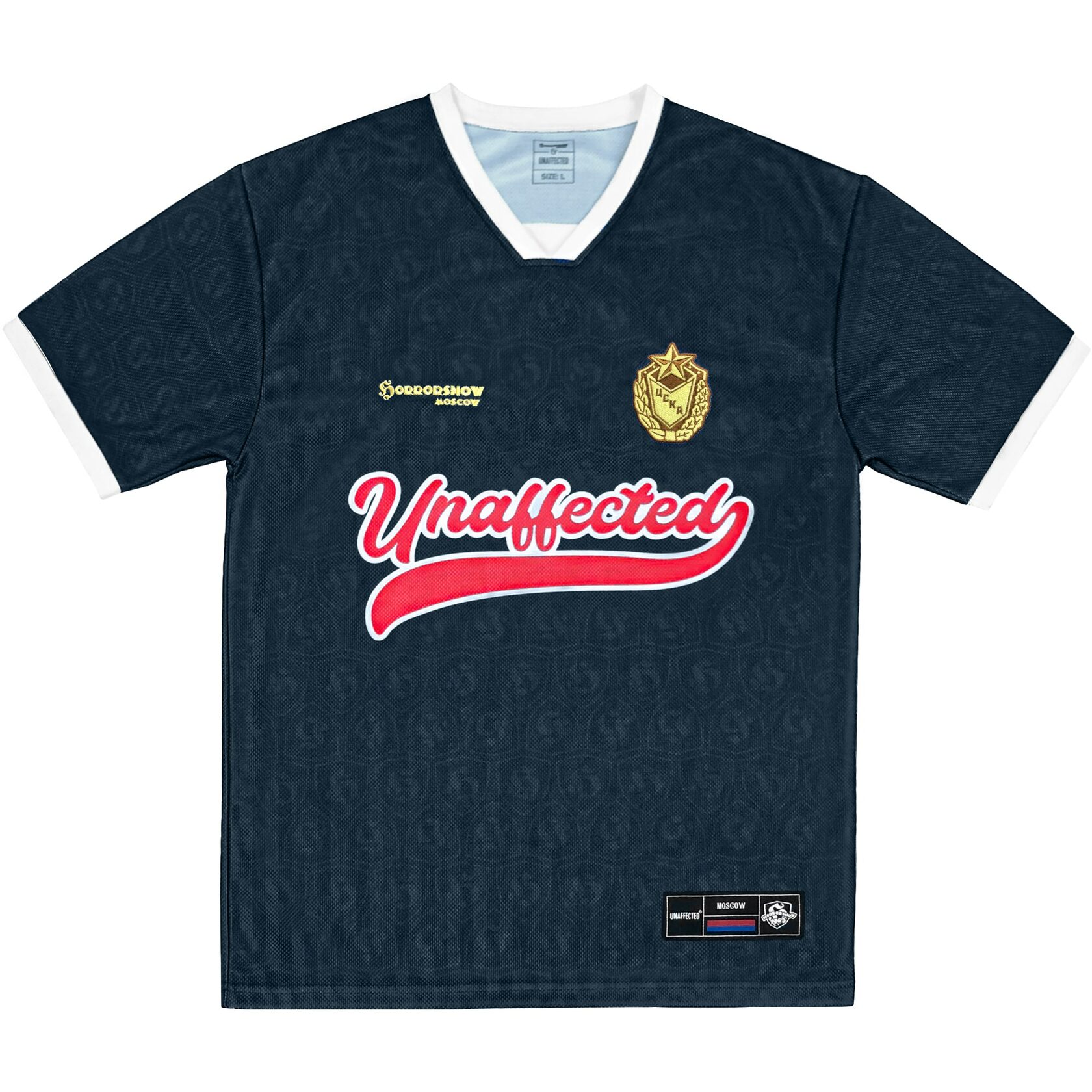 Футболка ЦСКА. Модель Джерси Horrorshow1905 x Unaffected (Black)