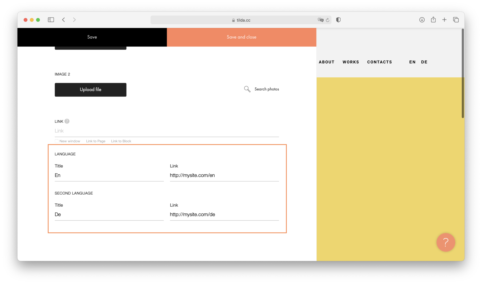 How to Create Multilingual Websites │ Tilda Help Center