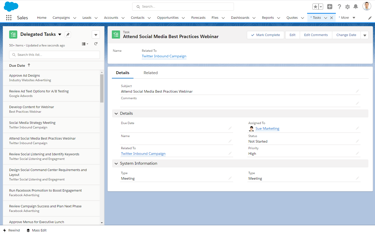 Salesforce Sales Cloud Implementation