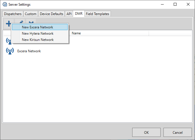 Excera AIS-DMR Settings