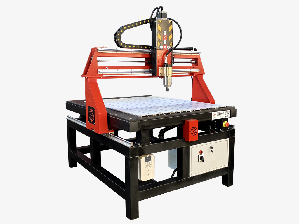 CNC milling machine with a remote rotary axis Vector 2512F.OP.RA