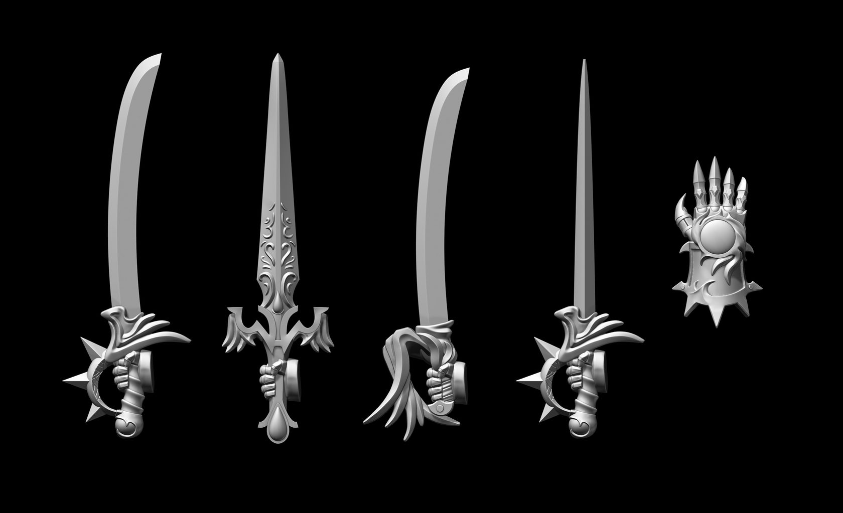 Weapon set Sanguis (RIGHT HANDS)