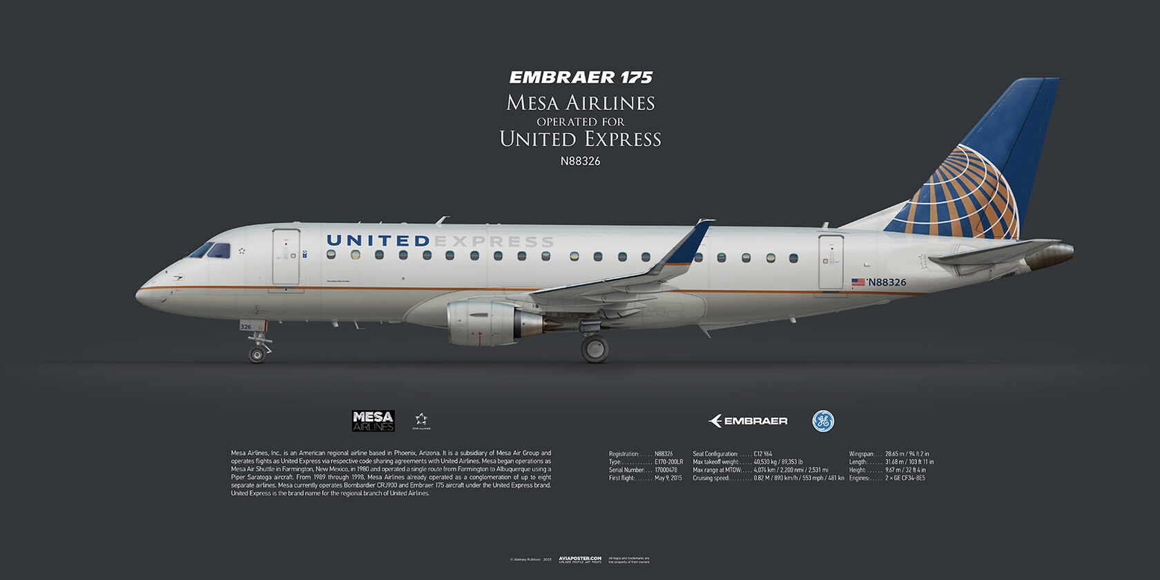 Fine Airliner Profile At Prints | Civil Aviation Posters | Aviaposter