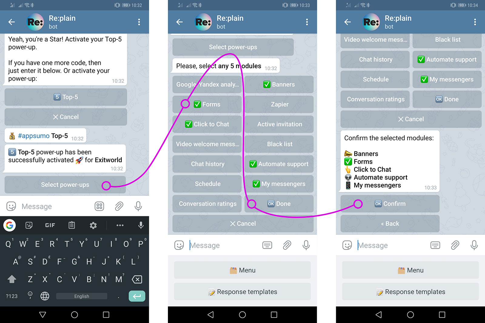 Re:plain — FAQ — How to redeem AppSumo code