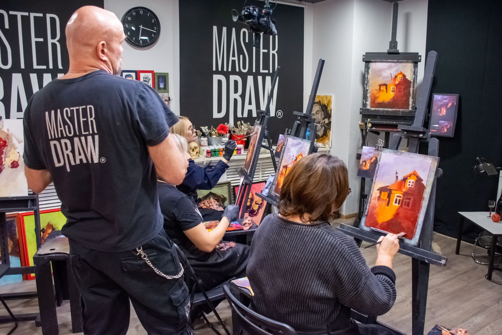 Этюд «Дом на закате» | 10.11.24