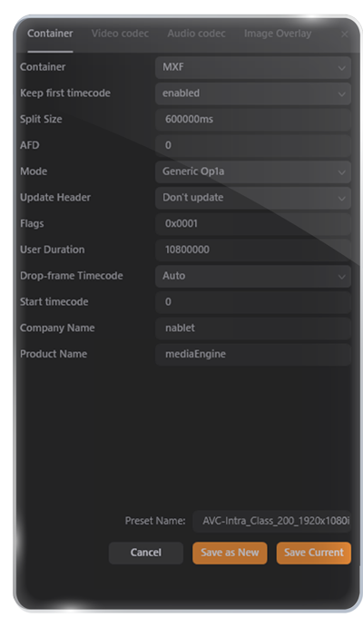 mediaEngine - professional video transcoding software | nablet GmbH