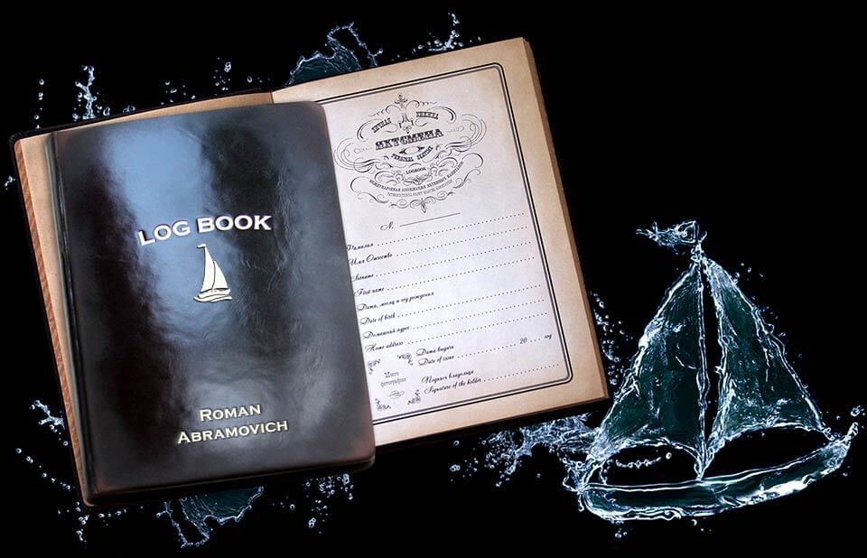 Именной LogBook для яхтинга IYT RYA ICC ISSA ASA ГИМС ВФПС