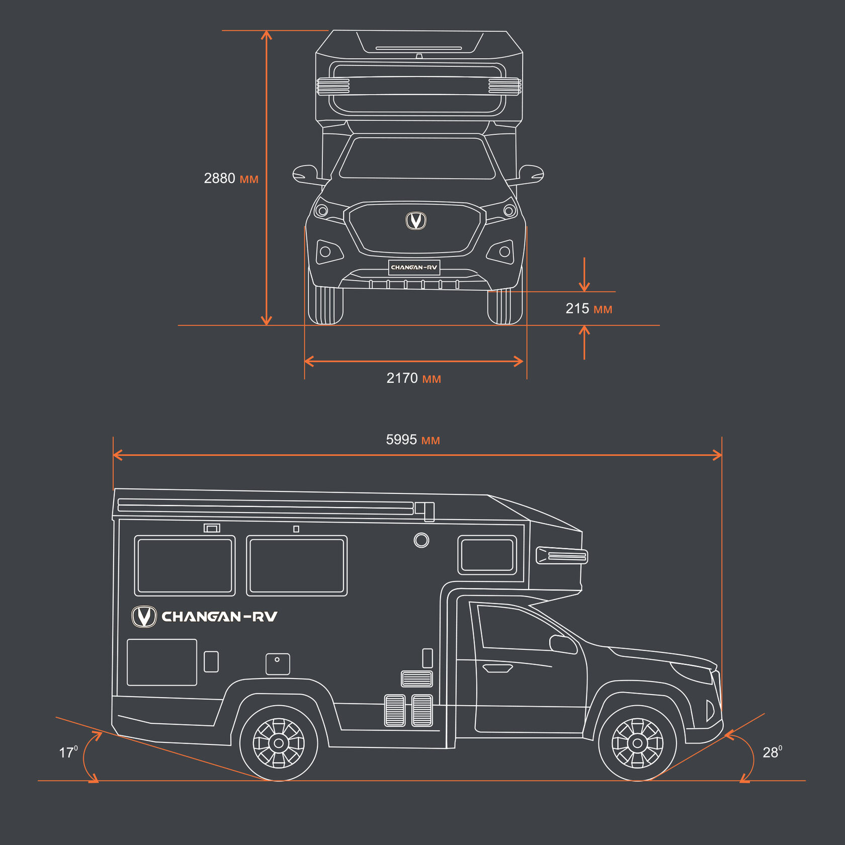 Полноприводный автодом Changan от официального партнера