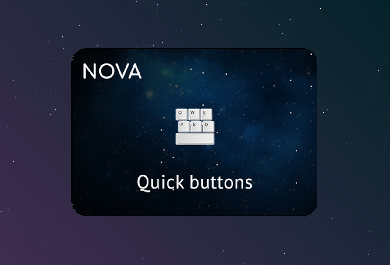 NOVA: Quick buttons in Kommo