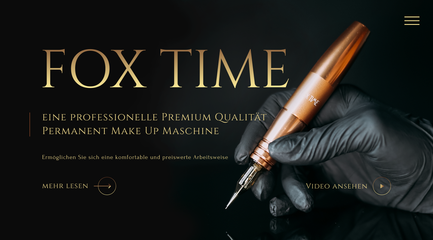 FOX TIME|Permanent Make Up Maschine